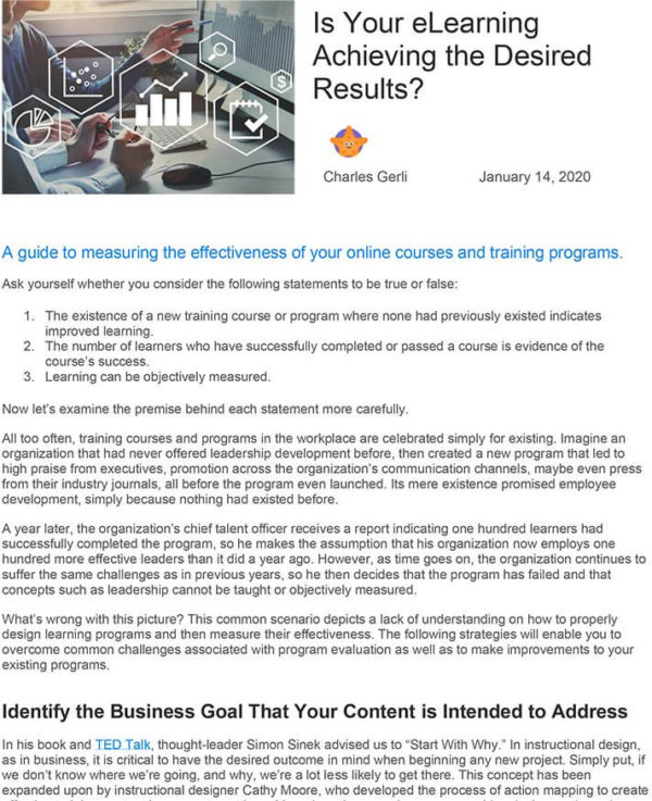 Our Work | Cox eLearning Consultants | Marketing Solutions for Learning ...